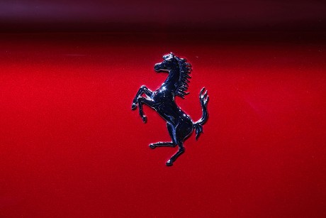 Prancing Horse Logo Ferrari Pictured On Editorial Stock Photo - Stock ...