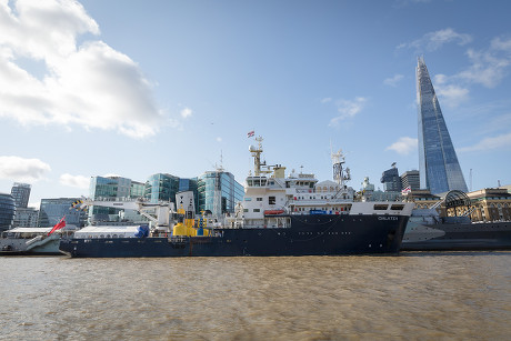 Thv Galatea Has Arrived London Moored Editorial Stock Photo - Stock ...