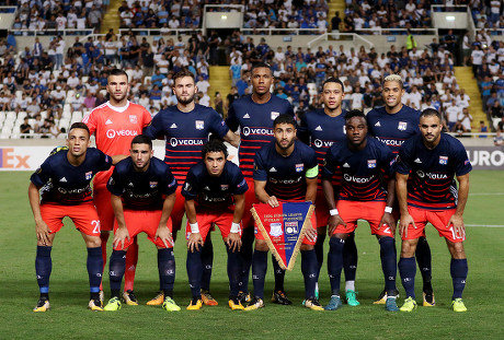 Olympique Lyons Starting Eleven Prior Uefa Editorial Stock Photo ...