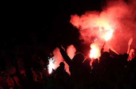 Fc Koln Fans Set Off Red Editorial Stock Photo - Stock Image | Shutterstock