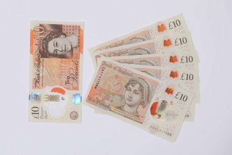 New Polymer Ten Pound Note Released Editorial Stock Photo - Stock Image ...