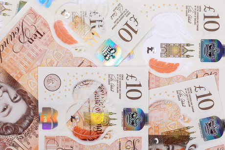New Polymer Ten Pound Note Released Editorial Stock Photo - Stock Image ...