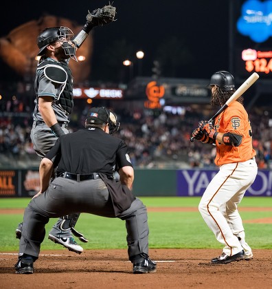 Arizona Diamondbacks Catcher Chris Herrmann 10 Editorial Stock Photo ...