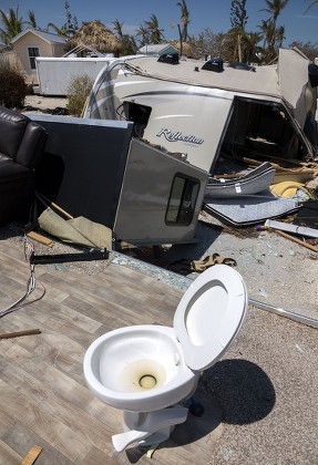 View On Destroyed Mobile Homes Sunshine Editorial Stock Photo - Stock ...