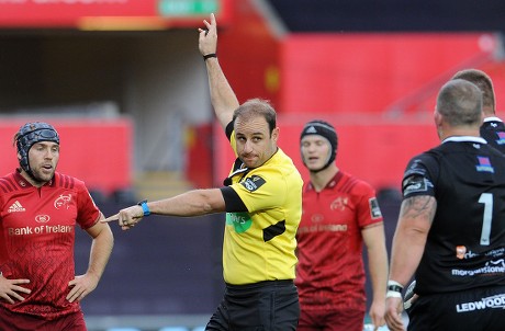 Ospreys Vs Munster Referee Stuart Berry Editorial Stock Photo - Stock ...