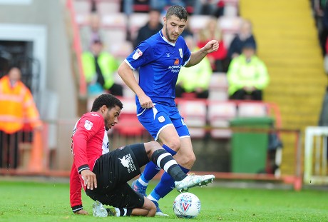 Reuben Reid Exeter City Battles Ball Editorial Stock Photo - Stock ...