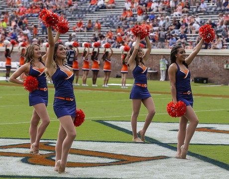 Virginia Cheerleaders Perform Crowd On Hill Editorial Stock Photo ...