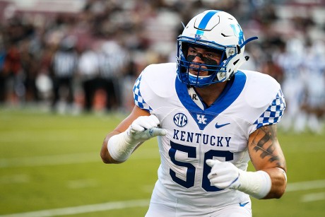 Kash Daniel 56 Kentucky Wildcats Warms Editorial Stock Photo - Stock ...