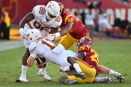 NCAA Football Texas vs USC, Los Angeles, USA - 16 Sep 2017 Stock ...
