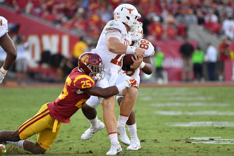 NCAA Football Texas vs USC, Los Angeles, USA - 16 Sep 2017 Stock ...
