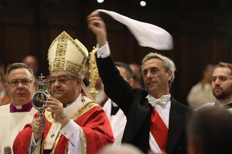 Cardinal Crescenzio Sepe Archbishop Naples Hold Editorial Stock Photo ...