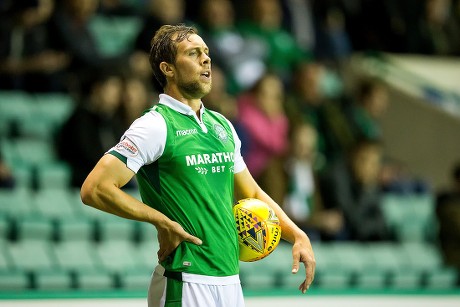 Hibernian Defender Steven Whittaker 3 Prepares Editorial Stock Photo ...