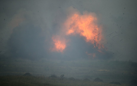 250 Shells explode Stock Pictures, Editorial Images and Stock Photos ...