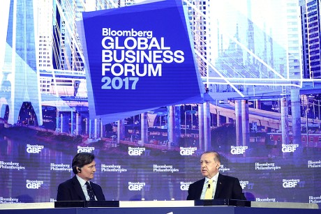 Bloomberg Global Business Forum, New York, USA - 20 Sep 2017 Stock ...