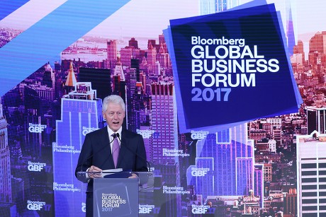 Bloomberg Global Business Forum, New York, USA - 20 Sep 2017 Stock ...
