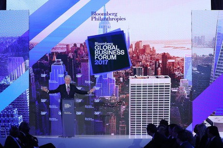 Bloomberg Global Business Forum, New York, USA - 20 Sep 2017 Stock ...