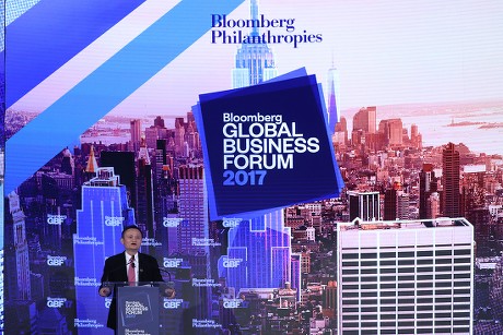 Bloomberg Global Business Forum, New York, USA - 20 Sep 2017 Stock ...