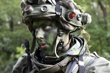 Finnish Soldier Aurora 17 Military Exercise Editorial Stock Photo ...