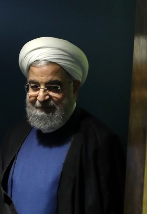 Iranian President Hassan Rouhani Editorial Stock Photo - Stock Image ...