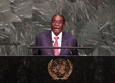 Robert Gabriel Mugabe President Zimbabwe Addresses Editorial Stock ...