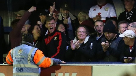 Mk Dons Fans Celebrate Their Second Editorial Stock Photo - Stock Image ...
