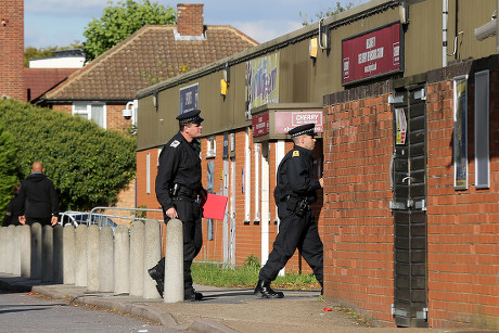 Police Officers Arrive Ground Prematch Briefing Editorial Stock Photo ...