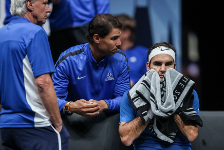 Switzerlands Roger Federer R Team Europe Editorial Stock Photo - Stock ...