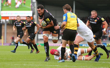 Dave Dennis Exeter Chiefs Goes Over Editorial Stock Photo - Stock Image ...