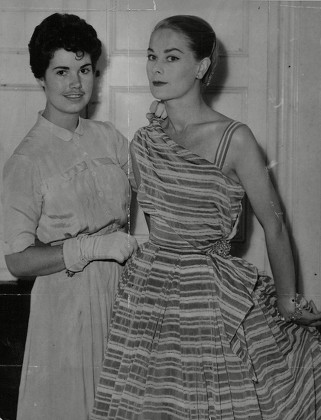 Fashion Designer Joan Brogden Left Model Editorial Stock Photo - Stock ...
