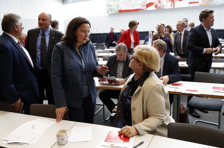 Thomas Oppermann Andrea Nahles Editorial Stock Photo - Stock Image ...