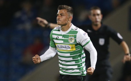 Yeovil Player Matt Worthington Plays Inside Editorial Stock Photo ...