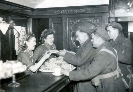 War Britain Army Leave Naafi Girls Editorial Stock Photo - Stock Image ...