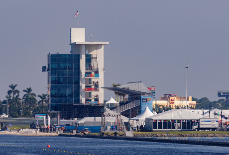 Look Towards Finish Tower Grandstand Spectator Editorial Stock Photo ...