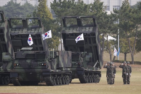 South Koreas Surfacetosurface Missile Ssm Army Editorial Stock Photo ...