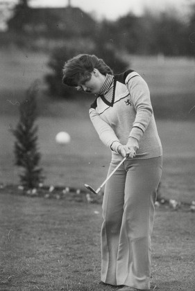 Golfer Maxine Burton On Her Way Editorial Stock Photo - Stock Image ...