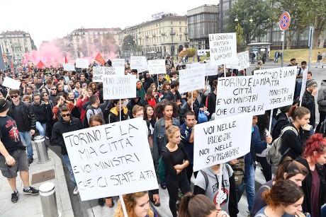 __COUNT__ Protests in Turin against Labour G7 meeting, Italy - 29 Sep ...