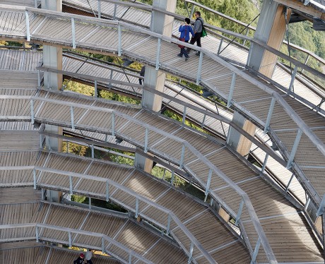 View Treetop Path Saarschleife Orscholz Near Editorial Stock Photo ...