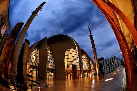 General View On Cologne Central Mosque Editorial Stock Photo - Stock ...