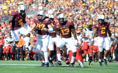 Minnesota Running Back Shannon Brooks Celebrates Editorial Stock Photo ...