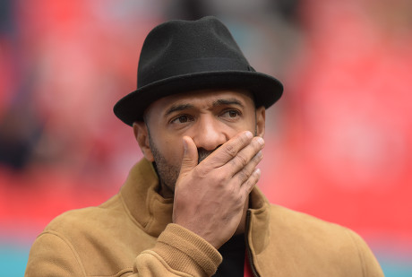 Former France Arsenal Players Thierry Henry Editorial Stock Photo ...