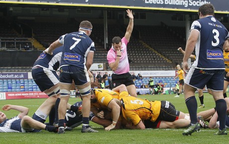 Cornish Pirates Player Tom Cowandickie Goes Editorial Stock Photo ...