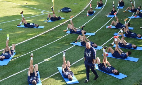 Italy's soccer team training, Florence - 02 Oct 2017 Stock Pictures ...