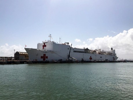 Us Navy Usns Comfort Hospital Ship Editorial Stock Photo - Stock Image ...