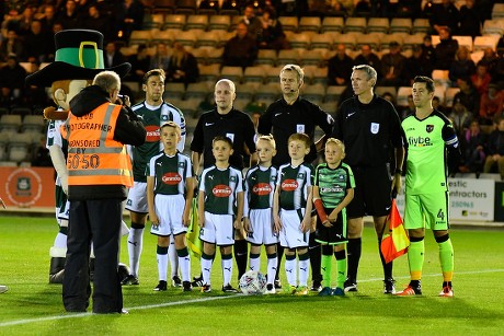 Matchday Mascots Line Teams Captains Match Editorial Stock Photo ...