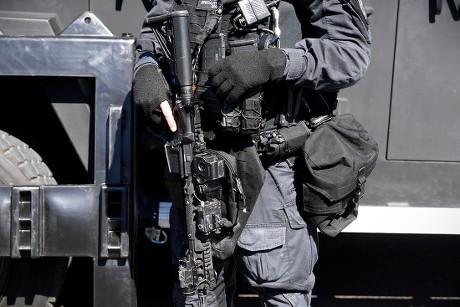 Armed Member Tactical Response Team Trt Editorial Stock Photo - Stock ...