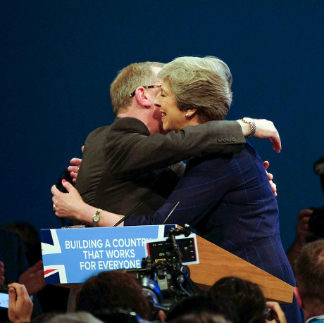 Philip May Hugs Wife Prime Minister Editorial Stock Photo - Stock Image ...