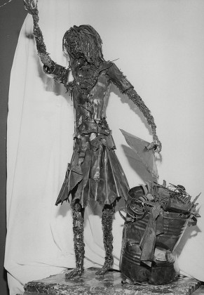 Metal Sculpture Maria Colwell By Artist Editorial Stock Photo - Stock ...