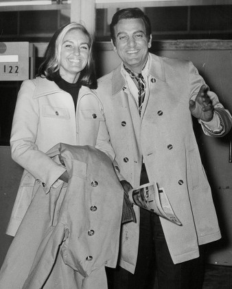 Mike Connors American Tv Actor Wife Editorial Stock Photo - Stock Image ...
