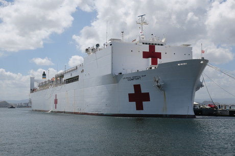 Photo Shows Us Navys Hospital Ship Editorial Stock Photo - Stock Image ...