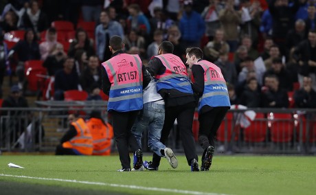 Security Staff Escort Invader Out Pitch Editorial Stock Photo - Stock ...
